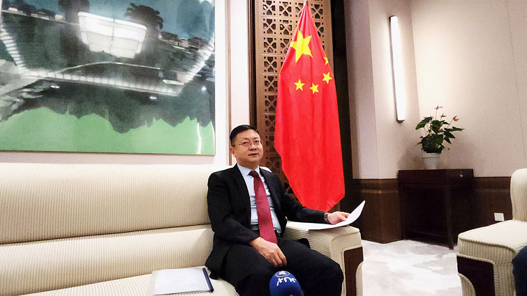 AU COURS D'UNE INTERVIEW EN MARGE DE L'INAUGURATION DE LA NOUVELLE ...